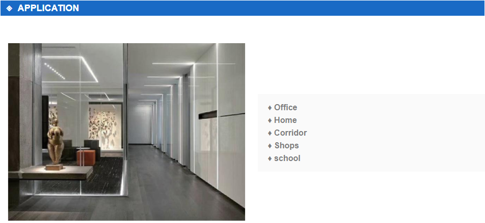 L50 Reflector Linear Light | Dolight Led Panel