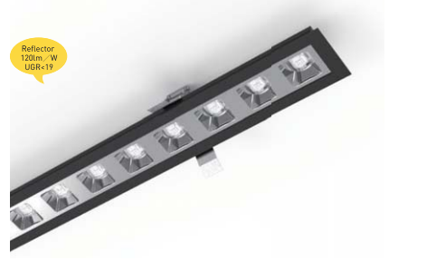 L50 Recessed Reﬂector Linear Light | Dolight Led Panel